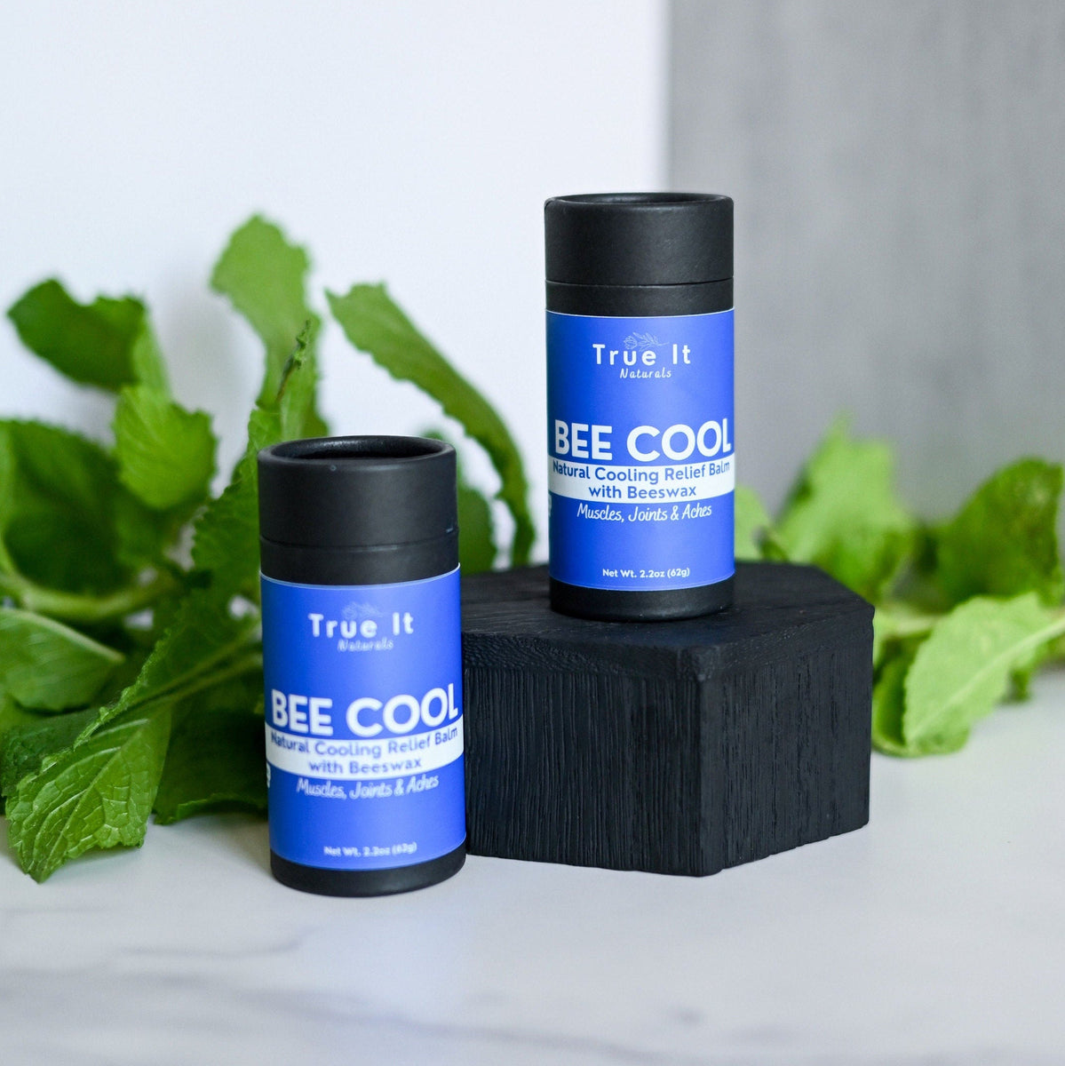 Muscle Rub Stick - BEE COOL - Organic All Natural Pain Relief - Soothe ...